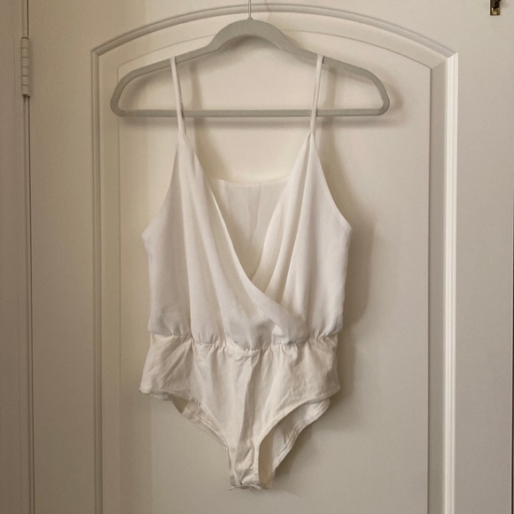 Tops | Cream Bodysuit | Poshmark